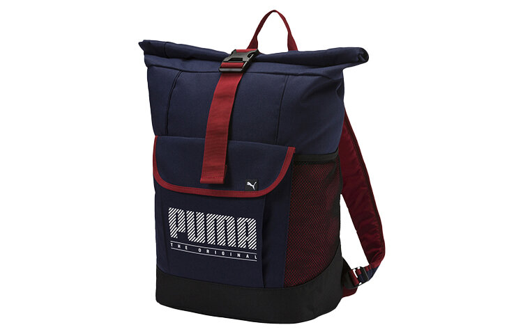 Сумка PUMA, фактура плетеная, темно-синий
