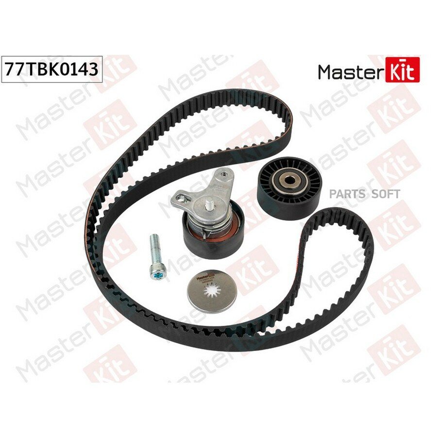 MASTERKIT 77TBK0143 Комплект ремня ГРМ GM/OPEL 2.0D 07-
