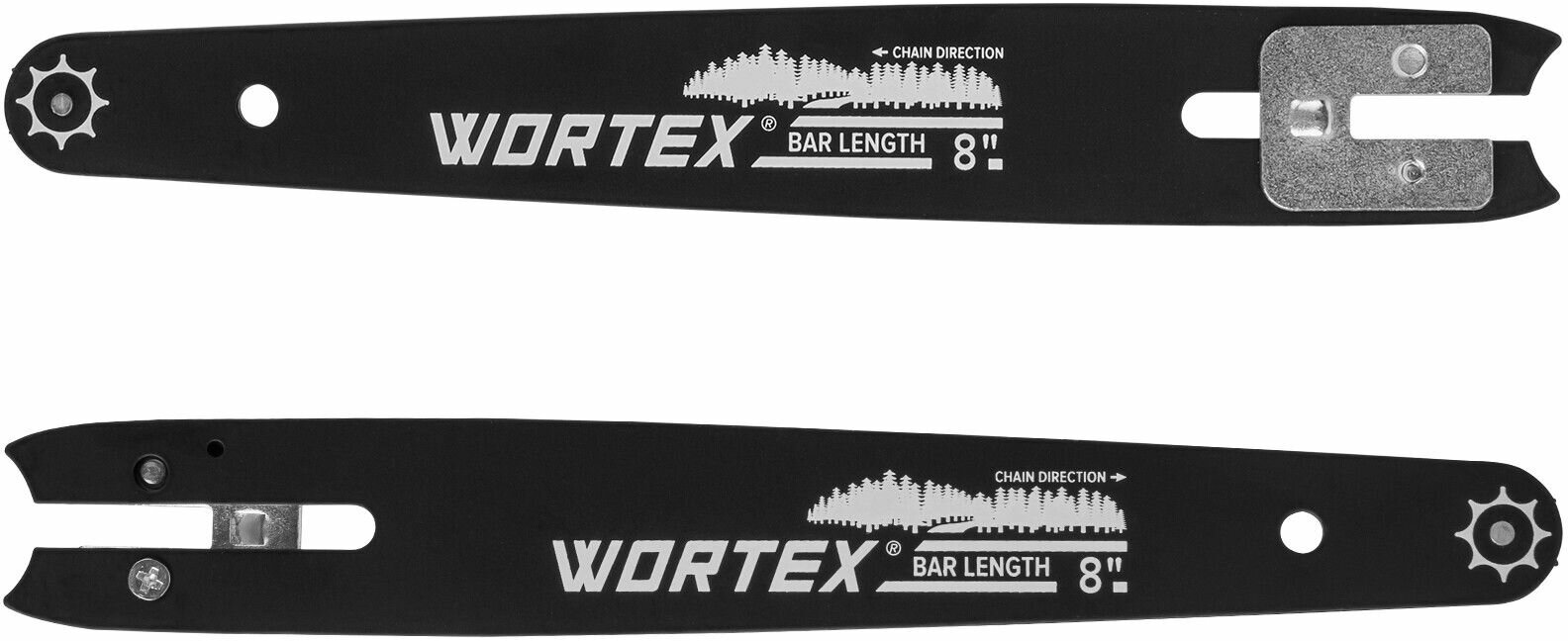 Шина для бензопилы 20.3 см (8") 1/4" LP 1.3 мм WORTEX для CEC 2018 (2329053)