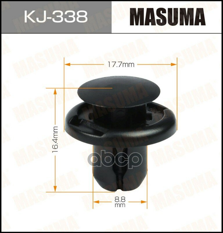 Клипса крепжная Masuma арт. KJ338