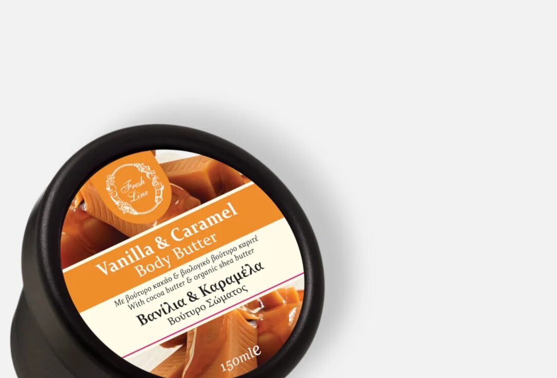 Fresh Line Vanilla and Caramel Крем-масло для тела 150 мл