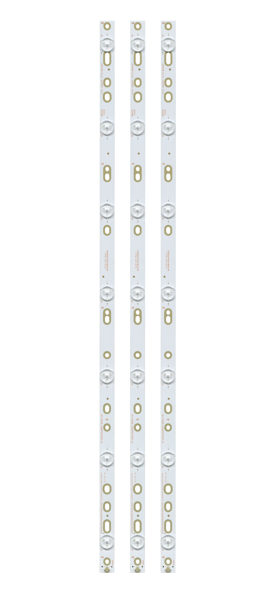 Комплект светодиодной подсветки LB-PF3030-GJD2P53153X7AHV2-D (3 планки по 620 мм 7 линз)
