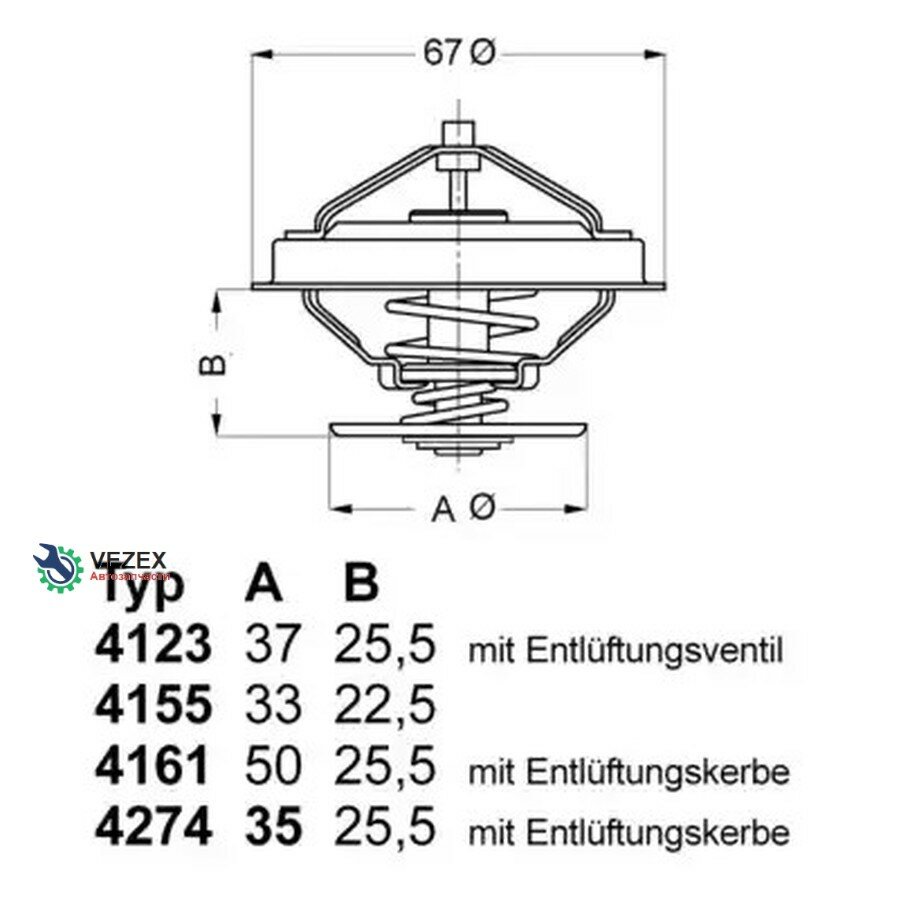 WAHLER 4123.80D Термостат