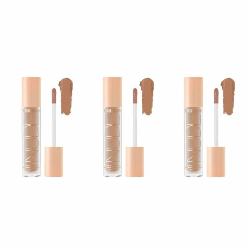 Belor Design Тени жидкие, Nude Harmony, тон 10, матовые, 3 уп.