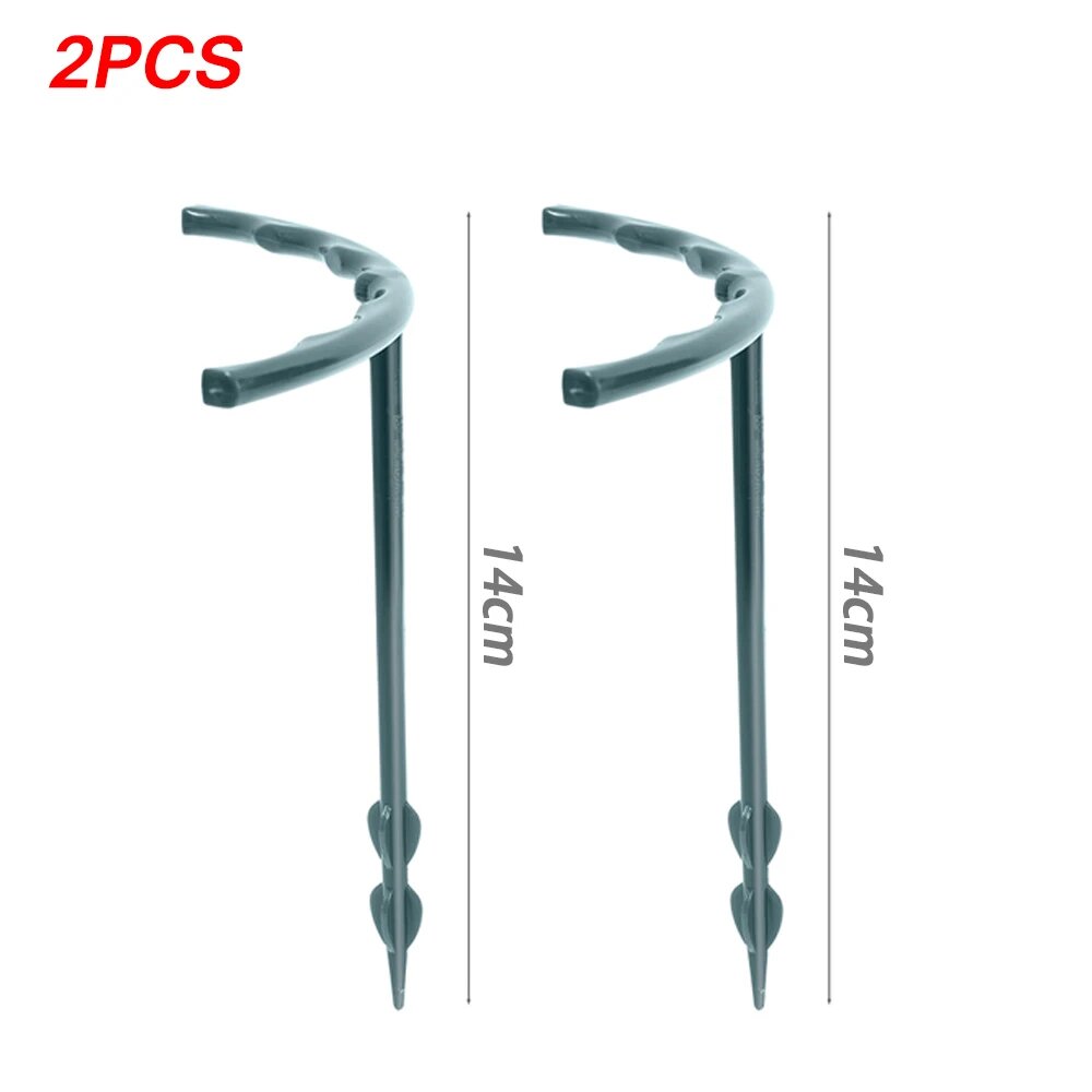 Пластиковые опоры для растений, зеленый, набор из 2/4 шт 2Pcs-14cm