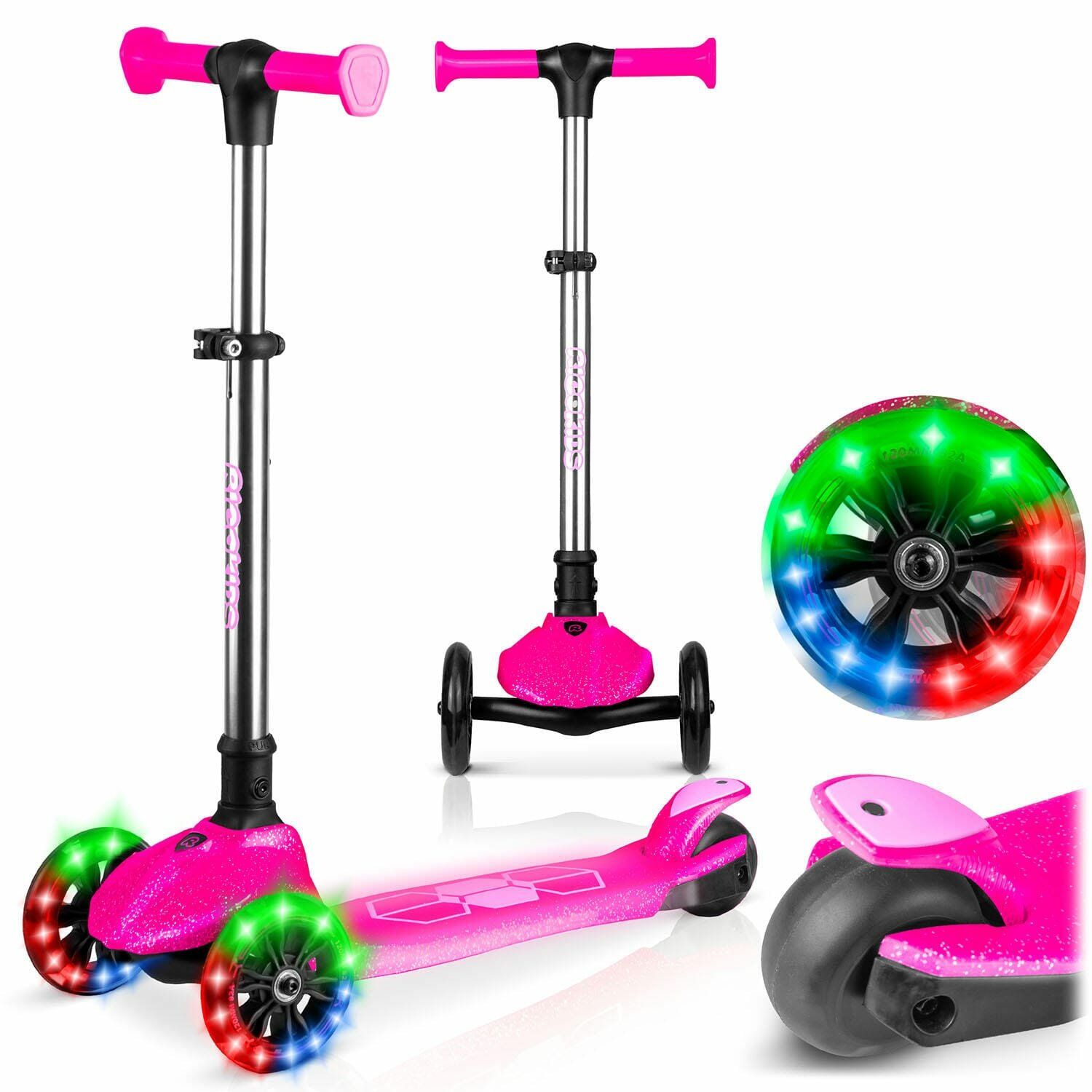DECATHLON самокат Decathlon Ricokids 765901, розовый