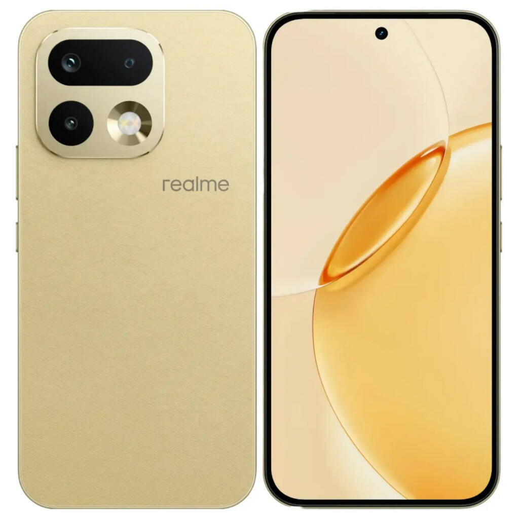 Смартфон Realme 16 Pro, 5G, NFC, 12/512Gb, Master Gold (Золотой)