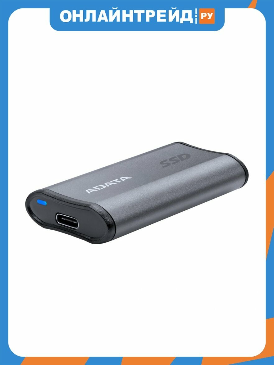Внешний SSD диск Adata Elite SE880 USB-C 3.2 Gen 2x2 2TB серый (AELI-SE880-2TCGY)