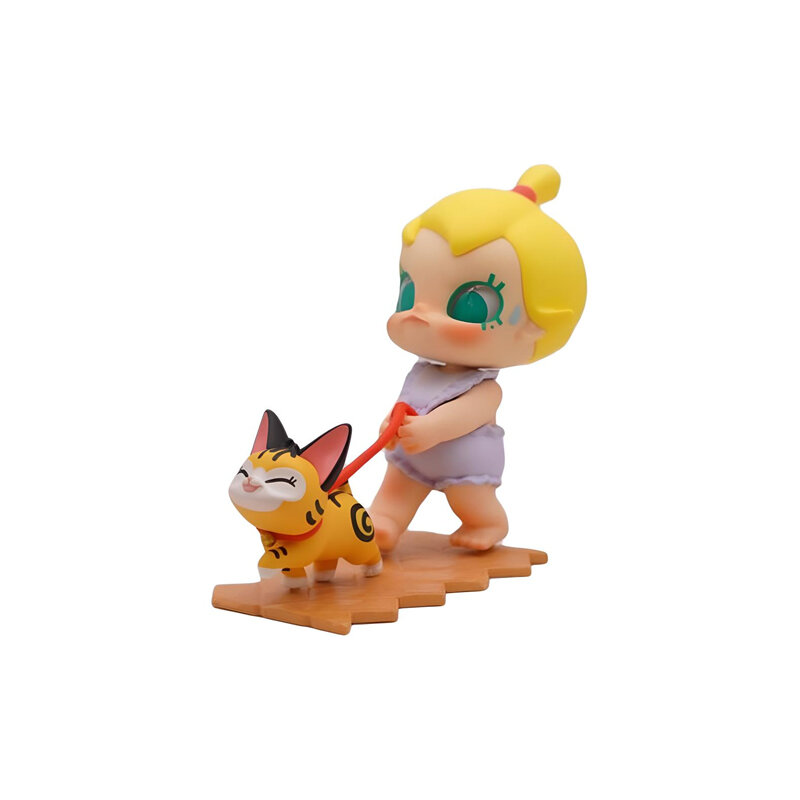 Фигурки унисекс POP MART Baby Molly & Baby Tabby Series, Confirmed-Wait for Me (Open)