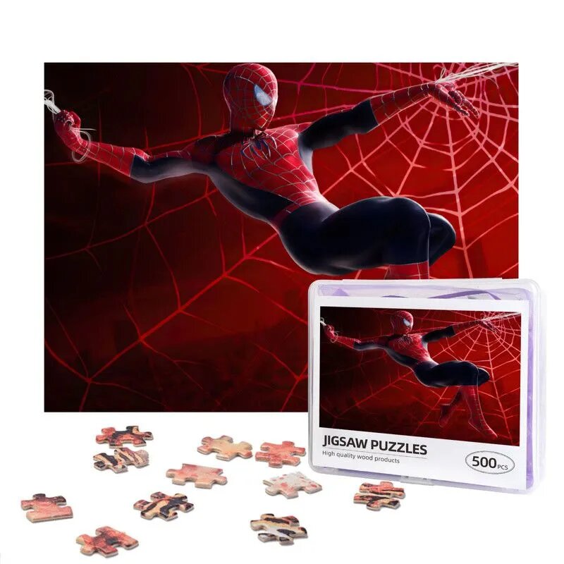 Spider-Man Деревянный пазл Марвел Деревянные пазлы Человек-паук Marvel