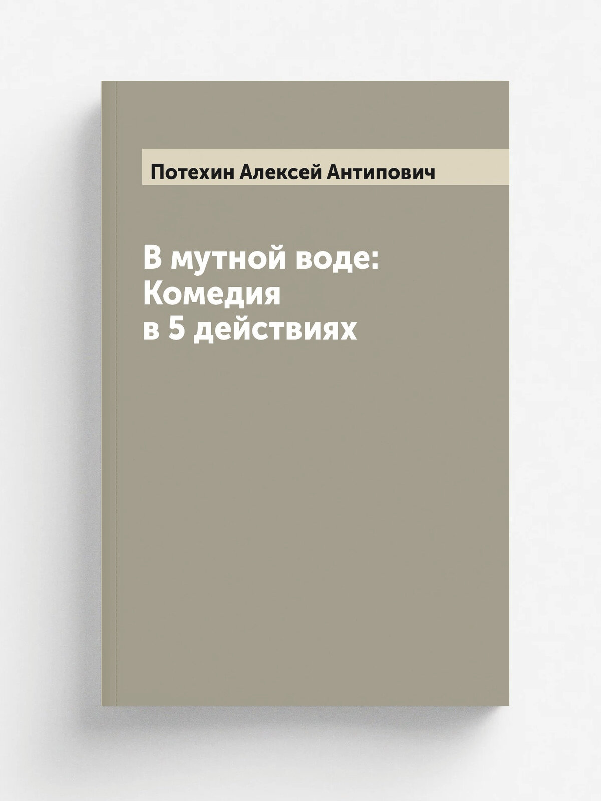 В мутной воде: Комедия в 5 действиях