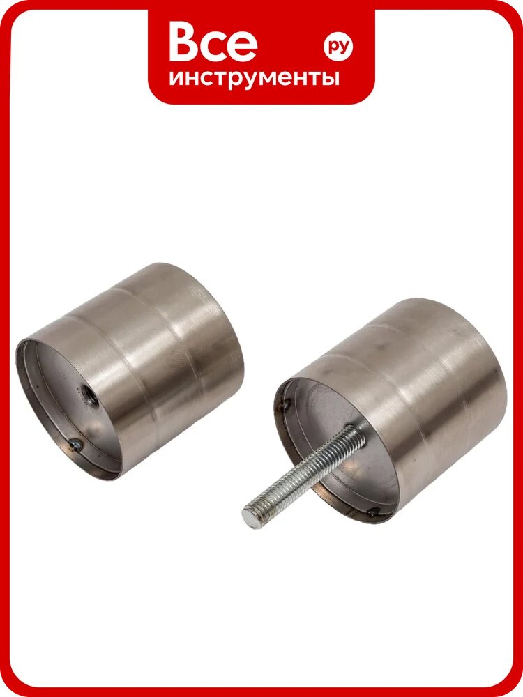 Ручка-кнопка FUARO R. DSS304-button INOX 304 47249 круглая кнопка из нержавеющей стали, врезной монтаж для мебели