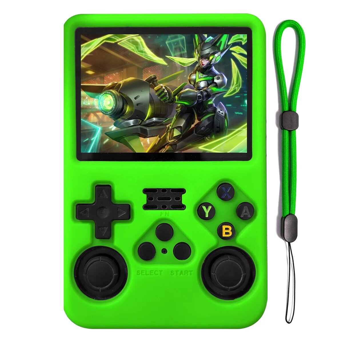 Портативная игровая консоль R36S, Зеленый цвет