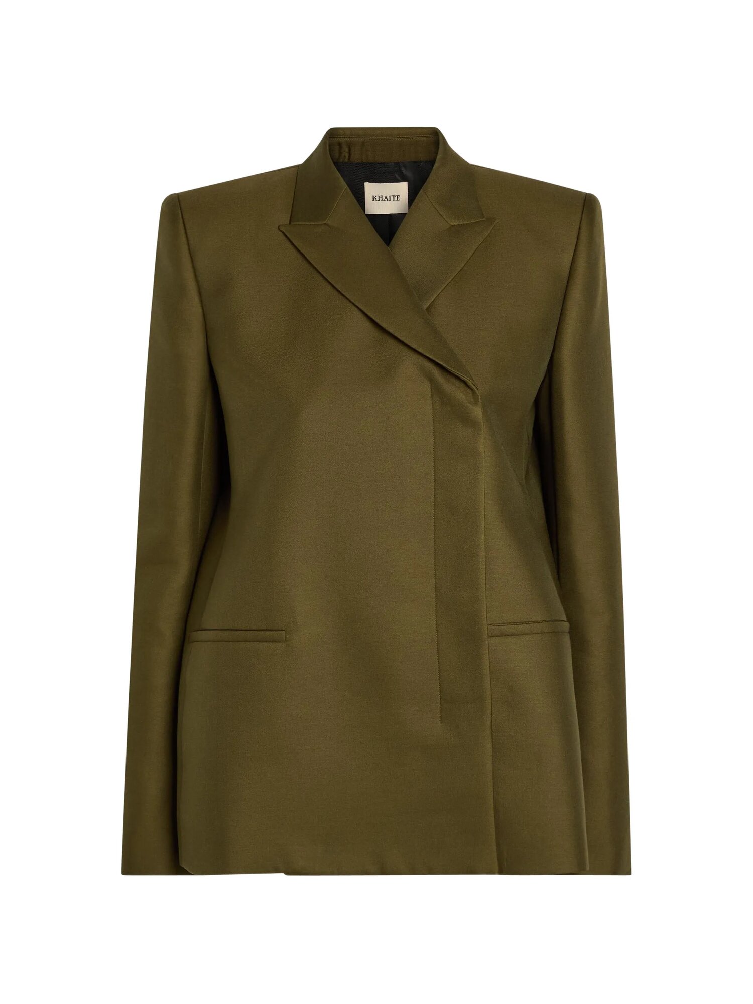 Пиджак Silvannah peak-lapel wrap-front blazer