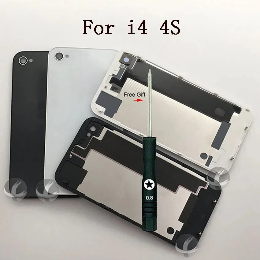 Задняя крышка для iPhone 4/4S Black