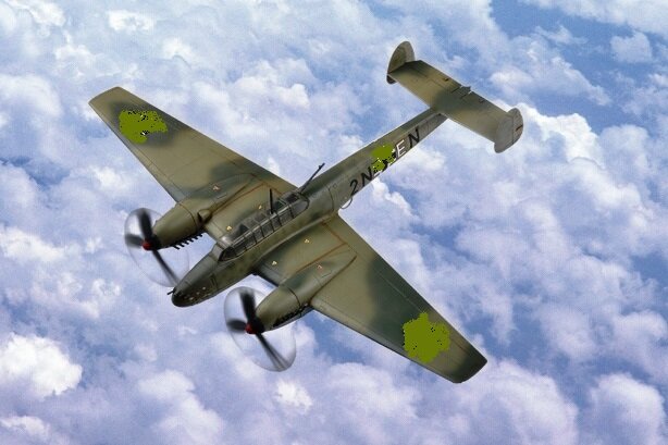 80292 Hobby Boss Смолет Messerschmitt Bf110 Масштаб 1/72
