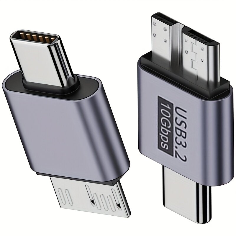 Адаптер USB 3.1 Micro-B (M) - USB-A/Type-C (F), 10 Гбит/с, для HDD и SSD, модель CM-BM