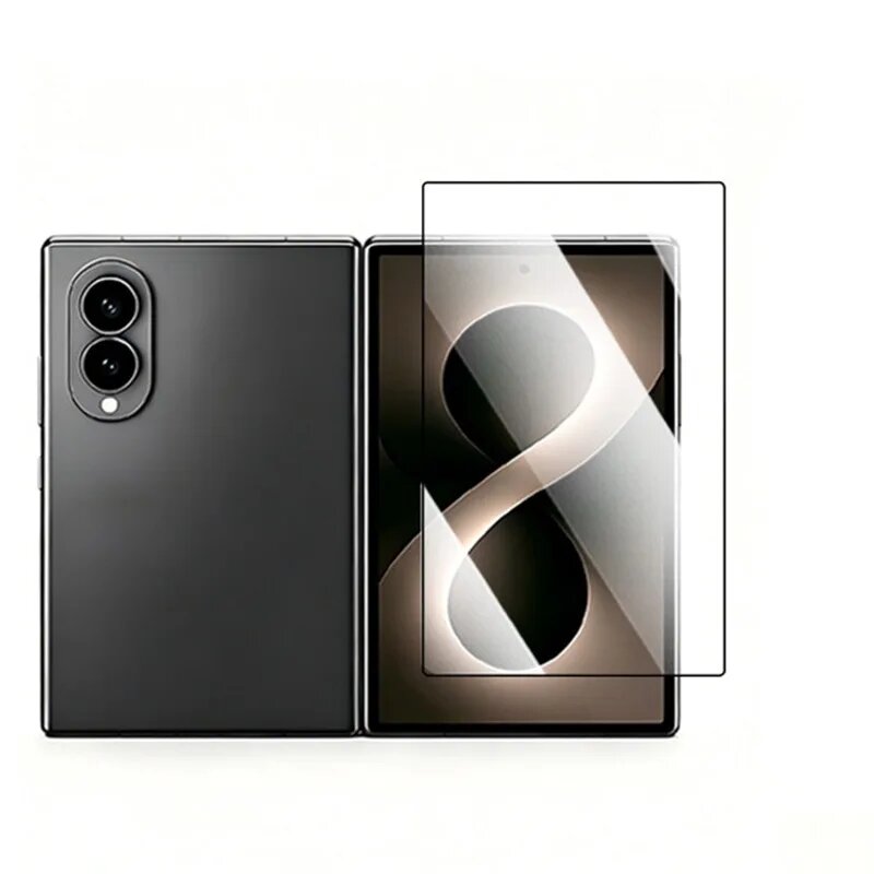 Защитное стекло 9H для Samsung Galaxy Z Fold 8 Ultra Flip 8, черное, с прозрачными Galaxy Z Flip 8