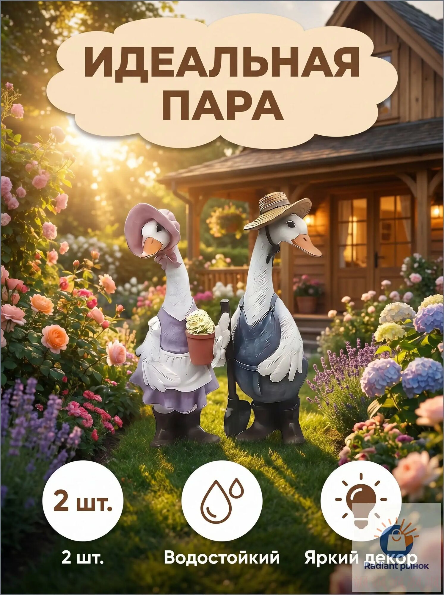Фигурка садовая