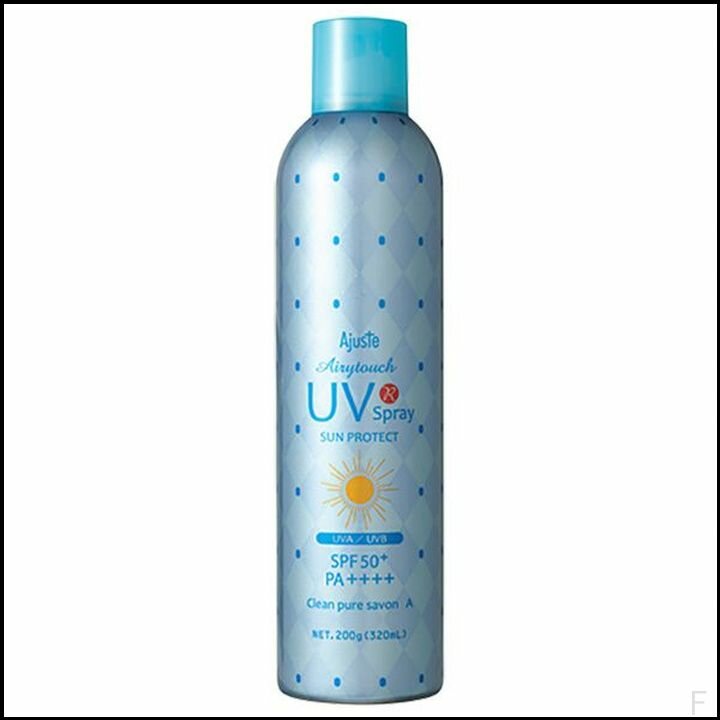 Солнцезащитный спрей Ajuste Airytouch UV Spray Sun Protect Clean Savon A SPF 50+ PA4+, 200 г (320 мл) защита от ультрафиолета объем 320 мл