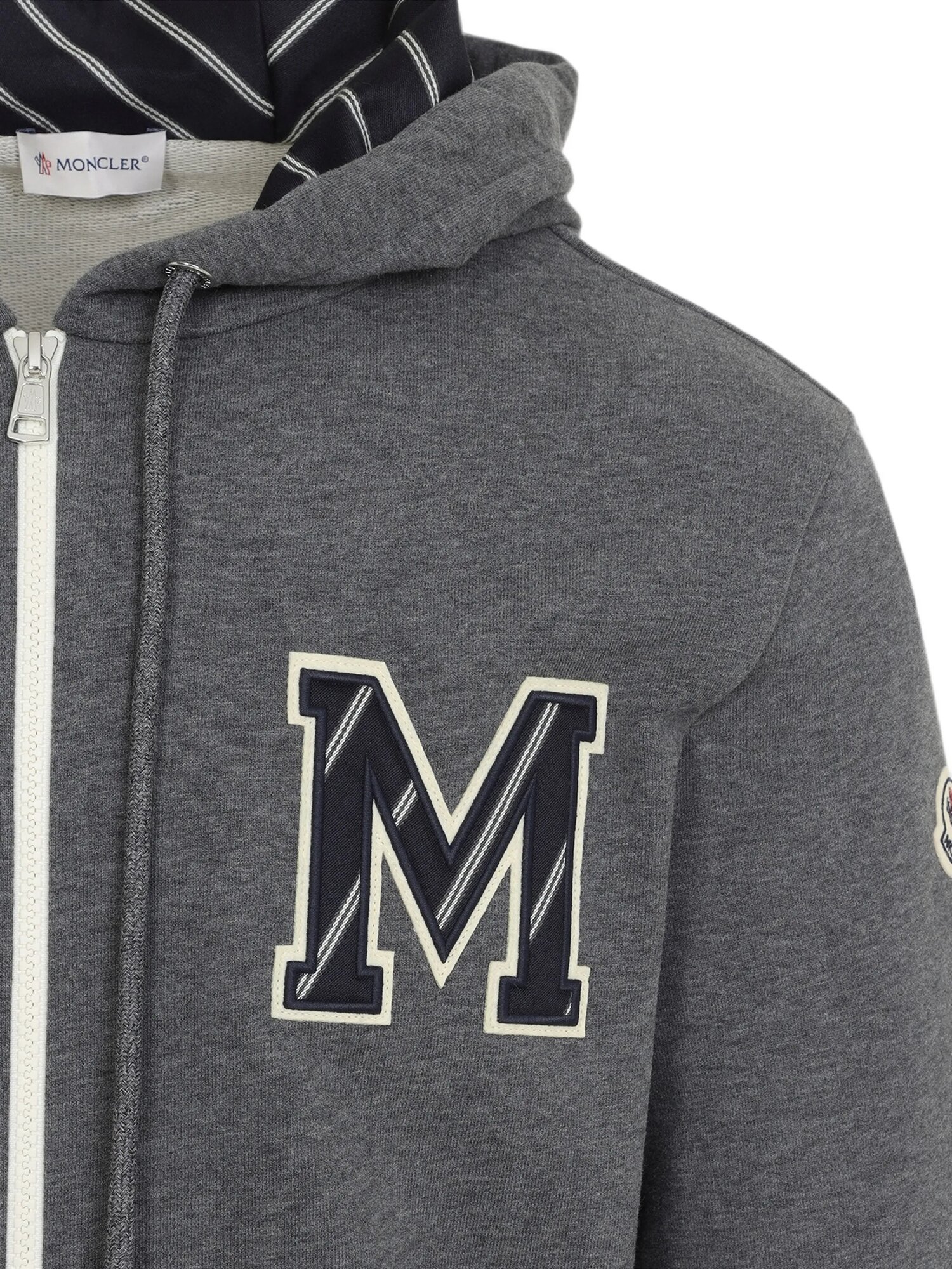 Худи Moncler Monogram cotton zip-up hoodie, размер 52 — фото 1