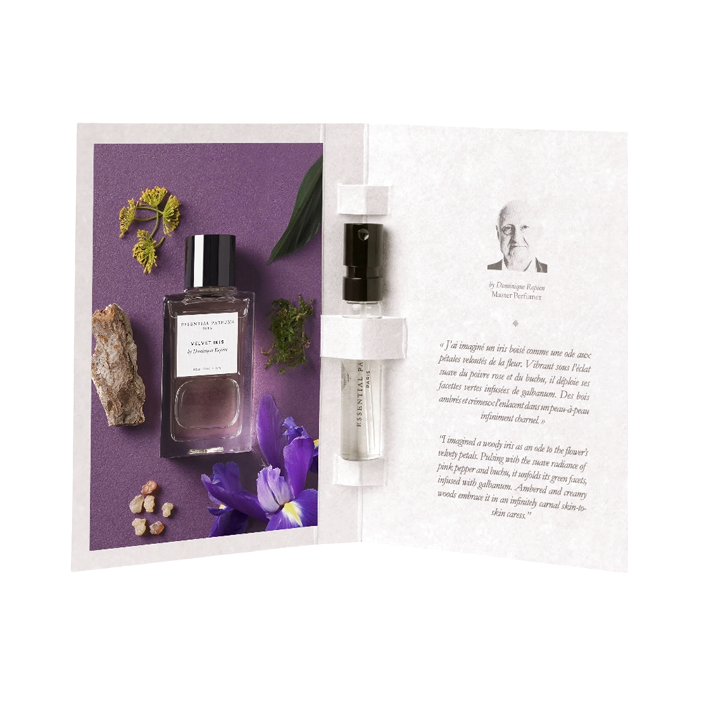 Эссенциал Парфюмс Вельвет Ирис Edp пробник 2 мл Paris - Essential Parfums Velvet Iris унисекс