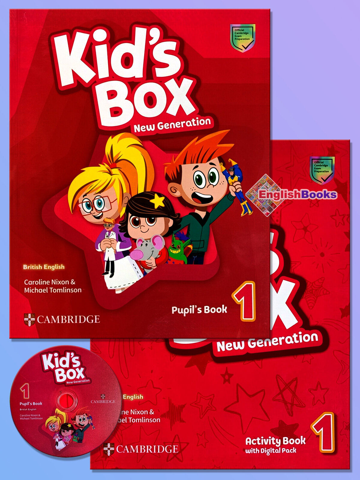 Kids Box 1 New Generation (комплект учебник, рабочая тетрадь , CD)