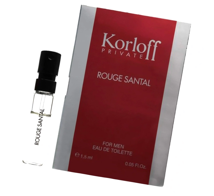 Сэмпл Карлофф Париж Руж Сантал 1.5 мл / Korloff Paris Rouge Santal для женщин и мужчин