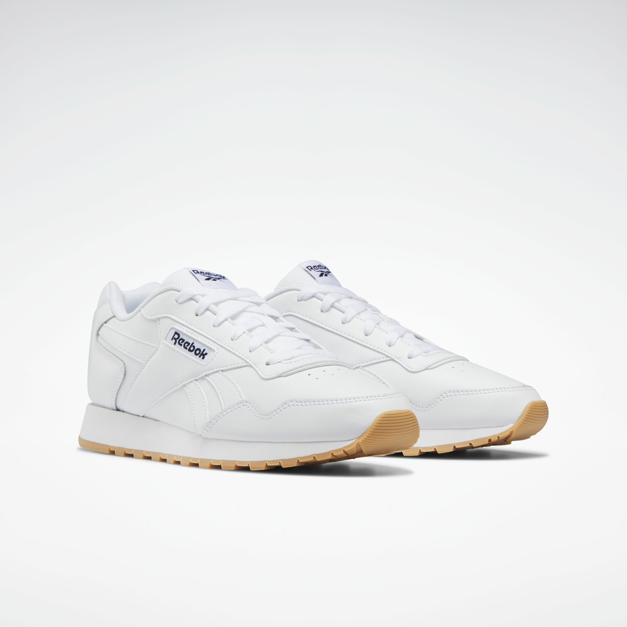 Кроссовки Reebok Glide, размер 10,5 US, белый/синий/белый — фото 1