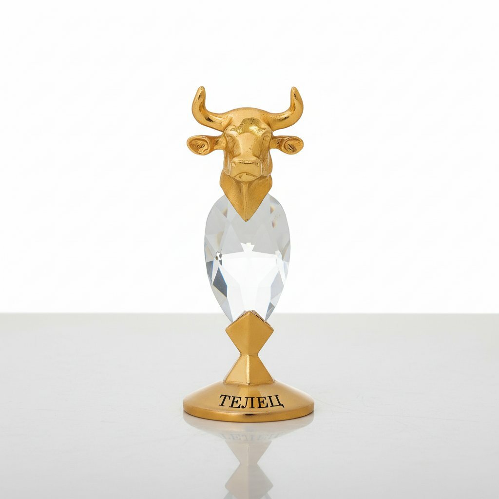 Фигурка Знак Зодиака - Телец AR-11/5 Crystal Temptations США Металл, кристалл