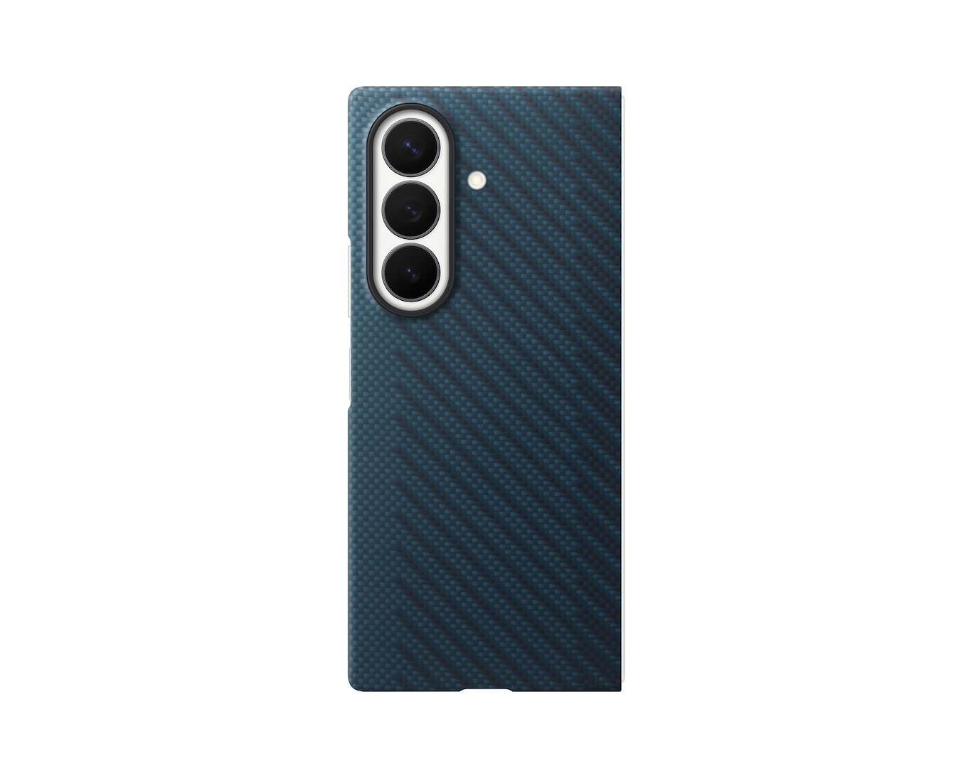Чехол карбоновый, Galaxy Z Fold8 Ultra Carbon Magnet Case Blue, Синий