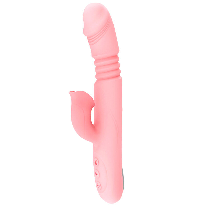 Вибратор Mu Huan Fairy Wand 2-го поколения для женщин с телескопическим язычком, функцией нагрева и массажа - секс-игрушка для взрослых.