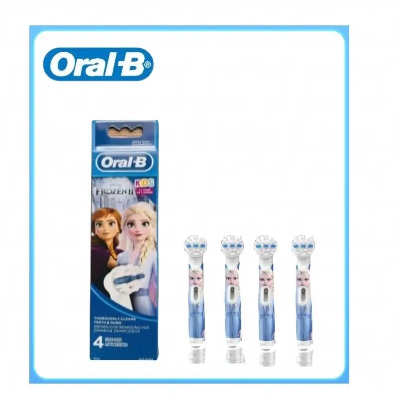 4 шт Насадка для электрической зубной щетки Oral-B Stages Kids EB10 (Disney Princess)