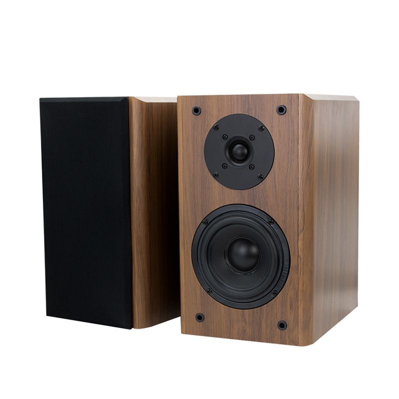 Книжная полка B-880 с разделением частот, деревянные Hi-Fi колонки, пара
