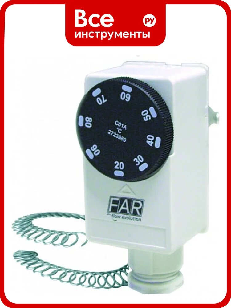 Накладной термостат FAR +20…+90С FA 7951