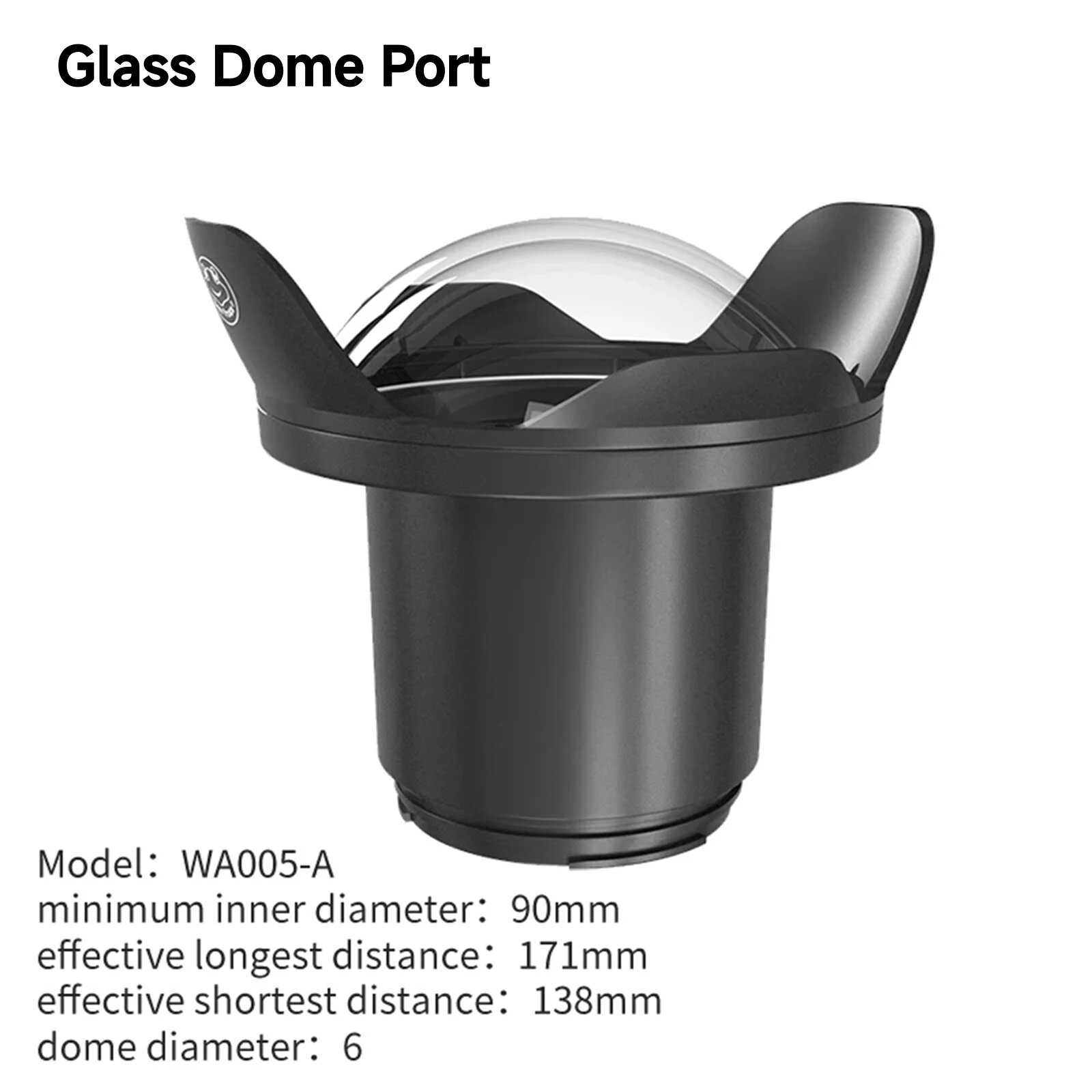 Seafrogs купольный порт для подводной съемки 6 дюймов WA005-A Glass