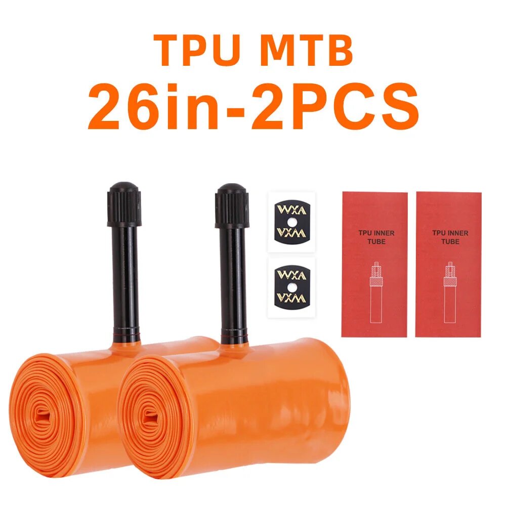 TPU велокамера MTB 26in-2pcs, оранжевый
