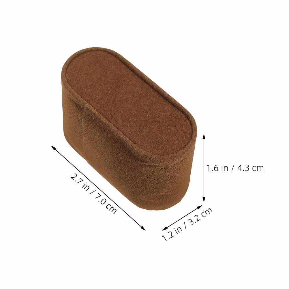8 Шт Подушки Для Часов Из Мягкого Материала Кофейного Цвета 7.00X4.30X3.20Cm