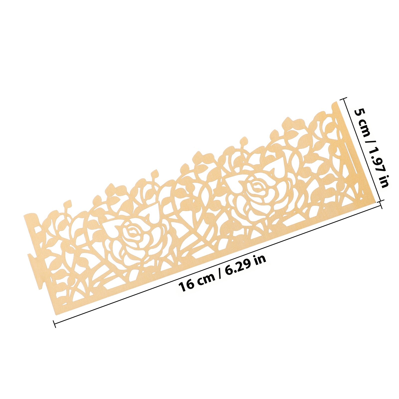 50 Штук Золотые Салфеточные Колечки Для Фестивальных Праздников И Ресторанного Украшения 16.00X5.00X0.10Cm
