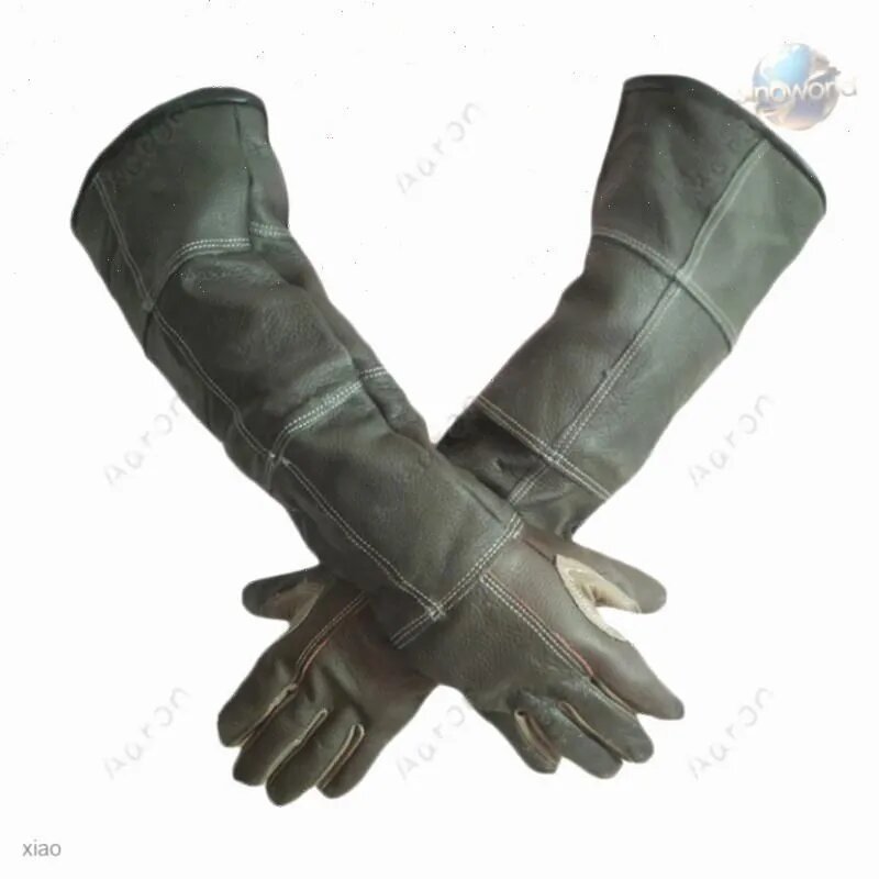 60cm Перчатки для дрессировки собак из воловьей кожи/рукава для дрессировки собак