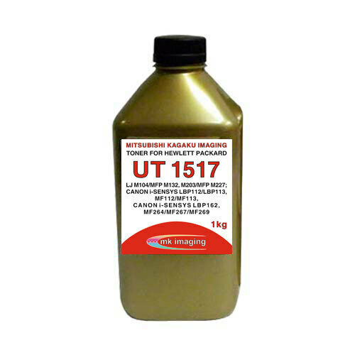 Тонер Mitsubishi/MKI UT 1517 для HP LJ M104, M132, M203, M227. 1000 гр. Gold ATM