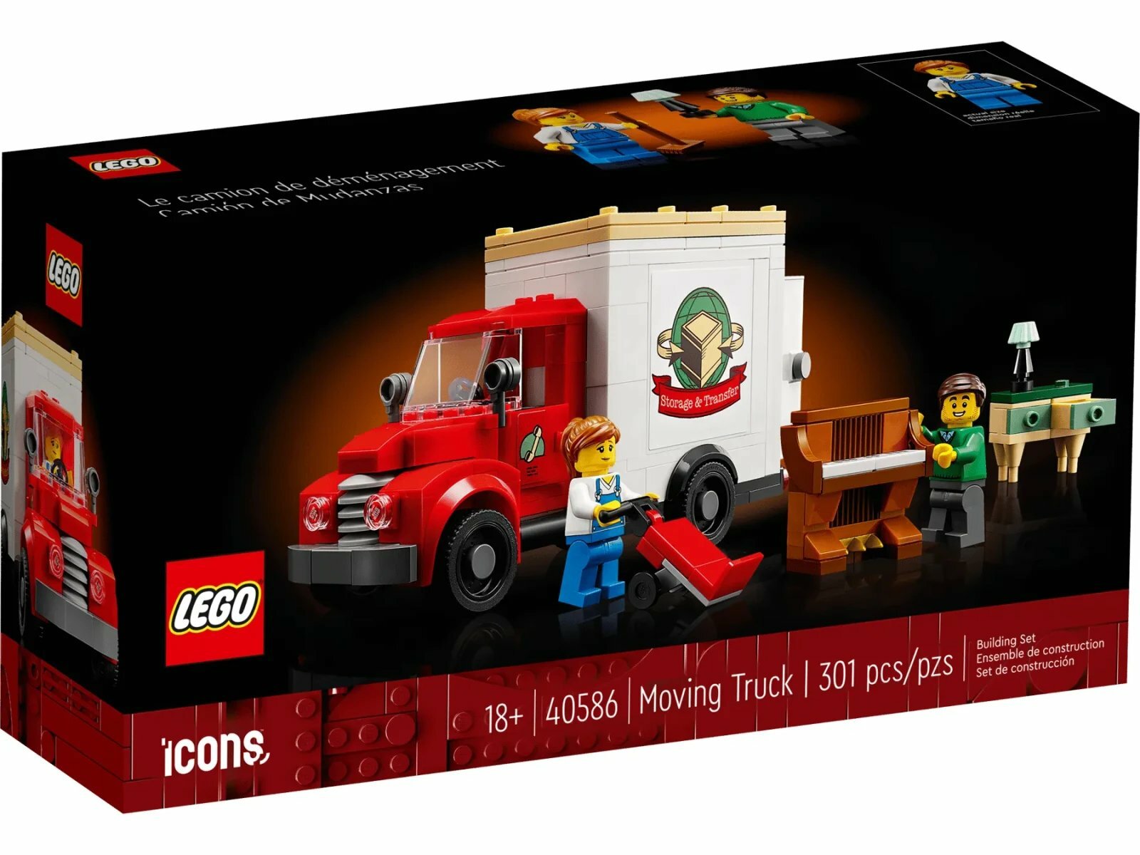 Конструктор LEGO Icons 40586 Грузовик для переезда