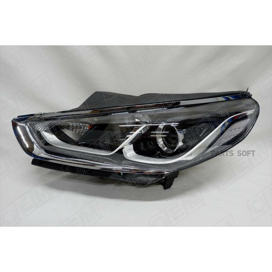 Фара левая Hyundai Sonata 7 LF 2017-2019 галоген от официального дистрибьютора, OEM, артикул OEM0039FL