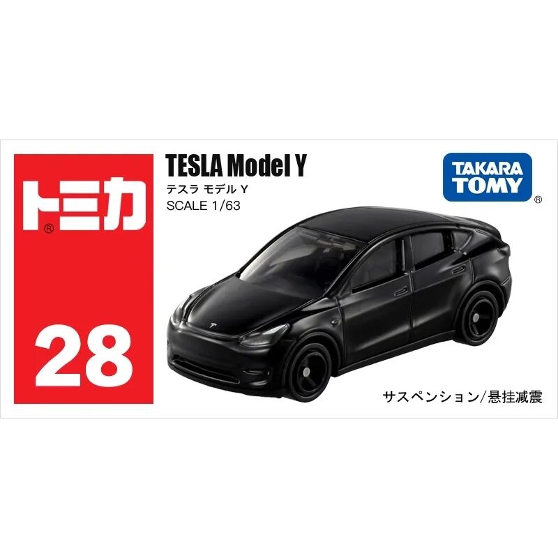 TOMICA Tesla Model Y, черный, 1/63