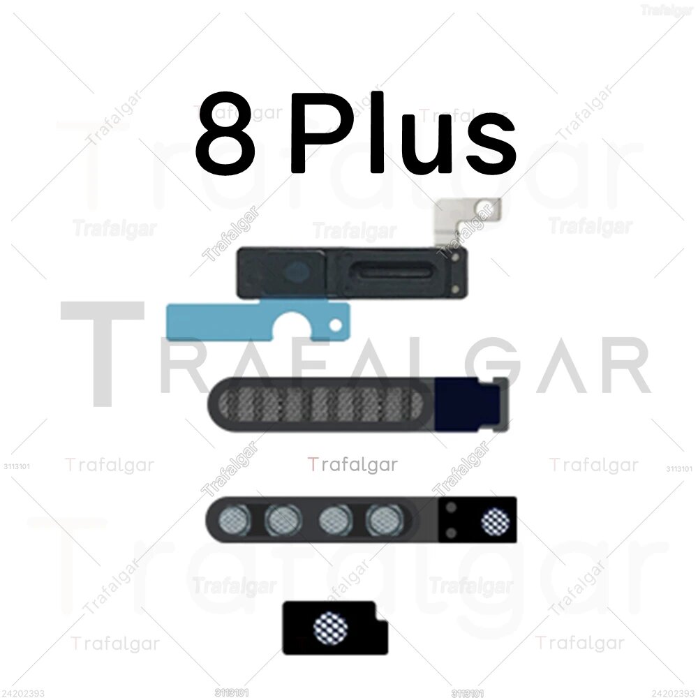 Полный комплект пылезащитной сетки для iPhone 7, 8 Plus, громкая сетка для микрофона, запасные части для защиты гриля 8Plus