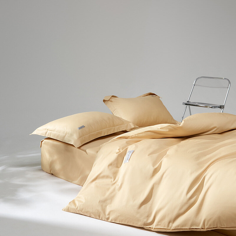 Высококачественная простыня из длинноволокнистого хлопка на 100 нитей, однотонная, из чистого хлопка, полная хлопковая простыня, защитник матраса, чехол для матраса