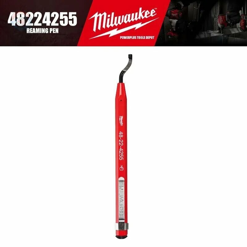 Ручка для развертки Milwaukee 48-22-4255 прочная цельнометаллическая конструкция для легкого удаления заусенцев с медных труб и ПВХ