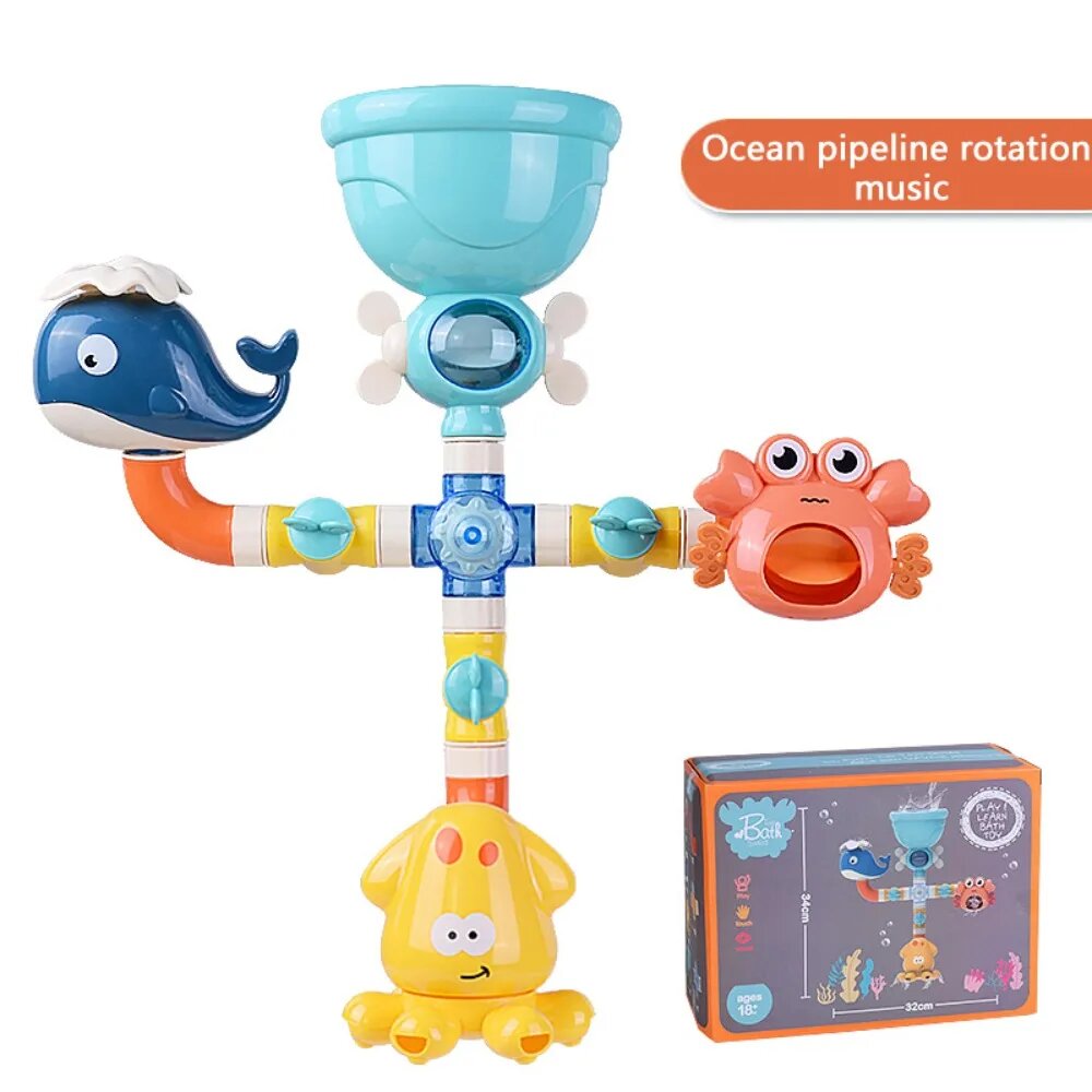 Присоска, яйцо динозавра, игрушки для душа, уличные универсальные сенсорные игры, водяное колесо, водная игрушка, ABS, водная горка, морской океан, игрушки для ванны