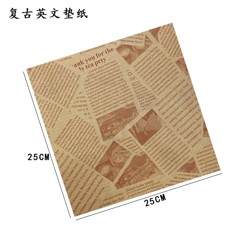 Маслостойкая бумага для кухни, впитывающая масло, барьерная бумага для жареного масла, картофель фри, домашняя и ресторанная выпечка, подложка для масла