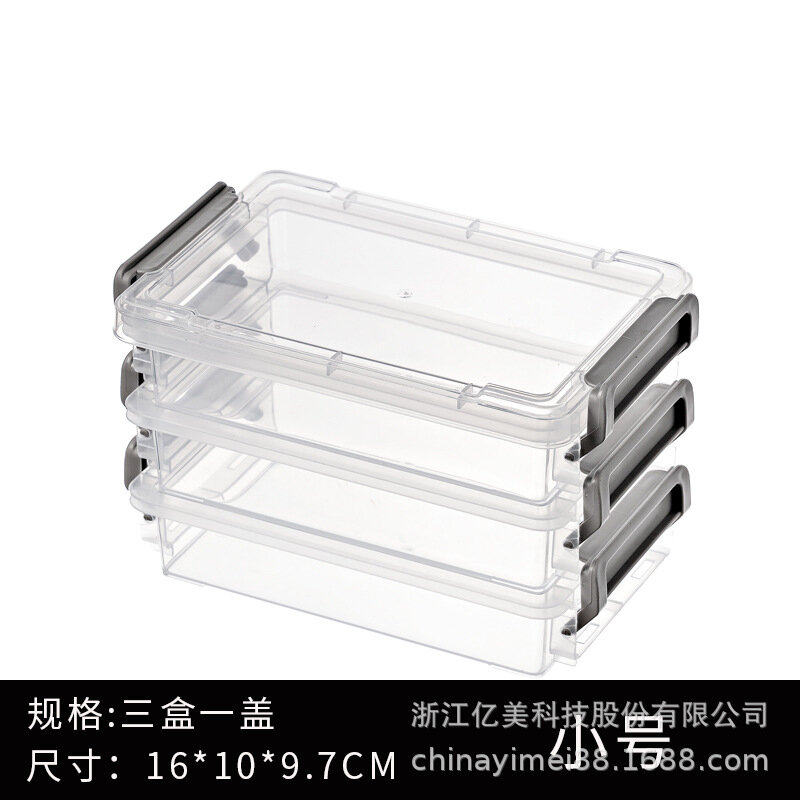 Прозрачная коробка для хранения, настольная коробка для мелких закусок, игрушек, пластиковая аптечка с крышкой, мини-коробка для хранения